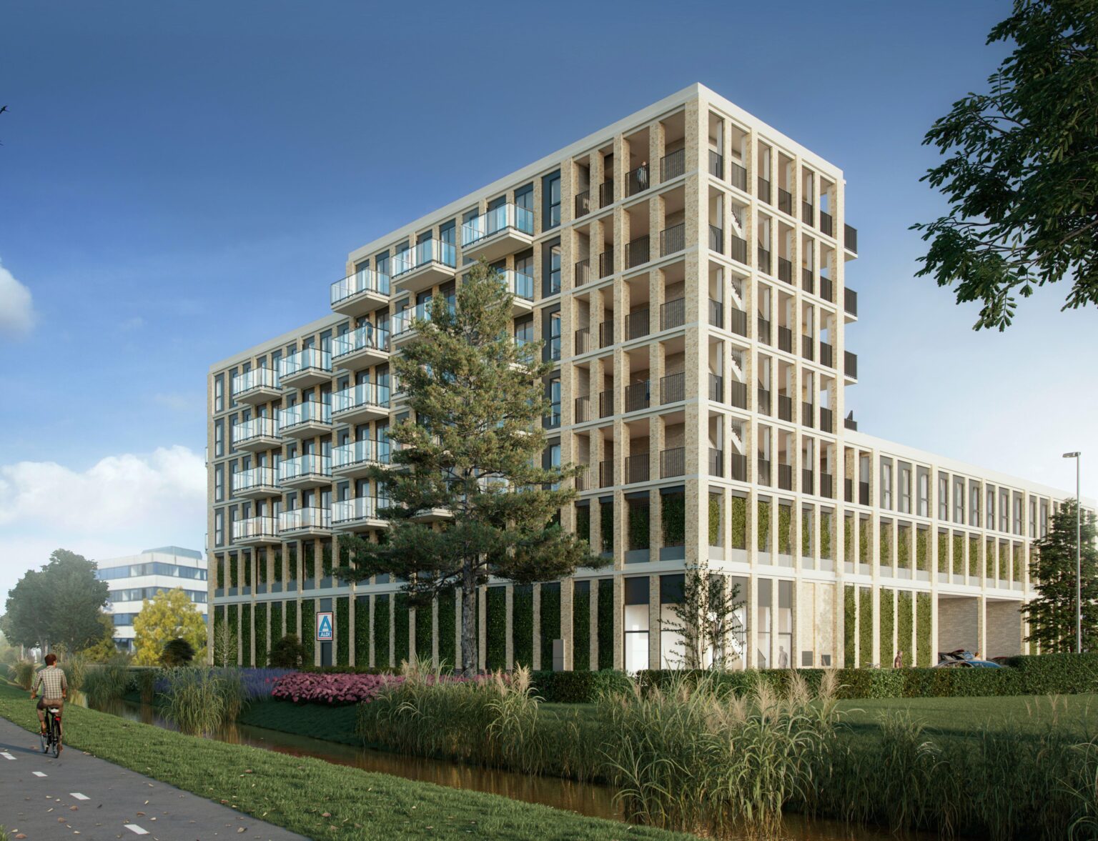 Aldi & appartementen Eigen Haard | UBA Bouw
